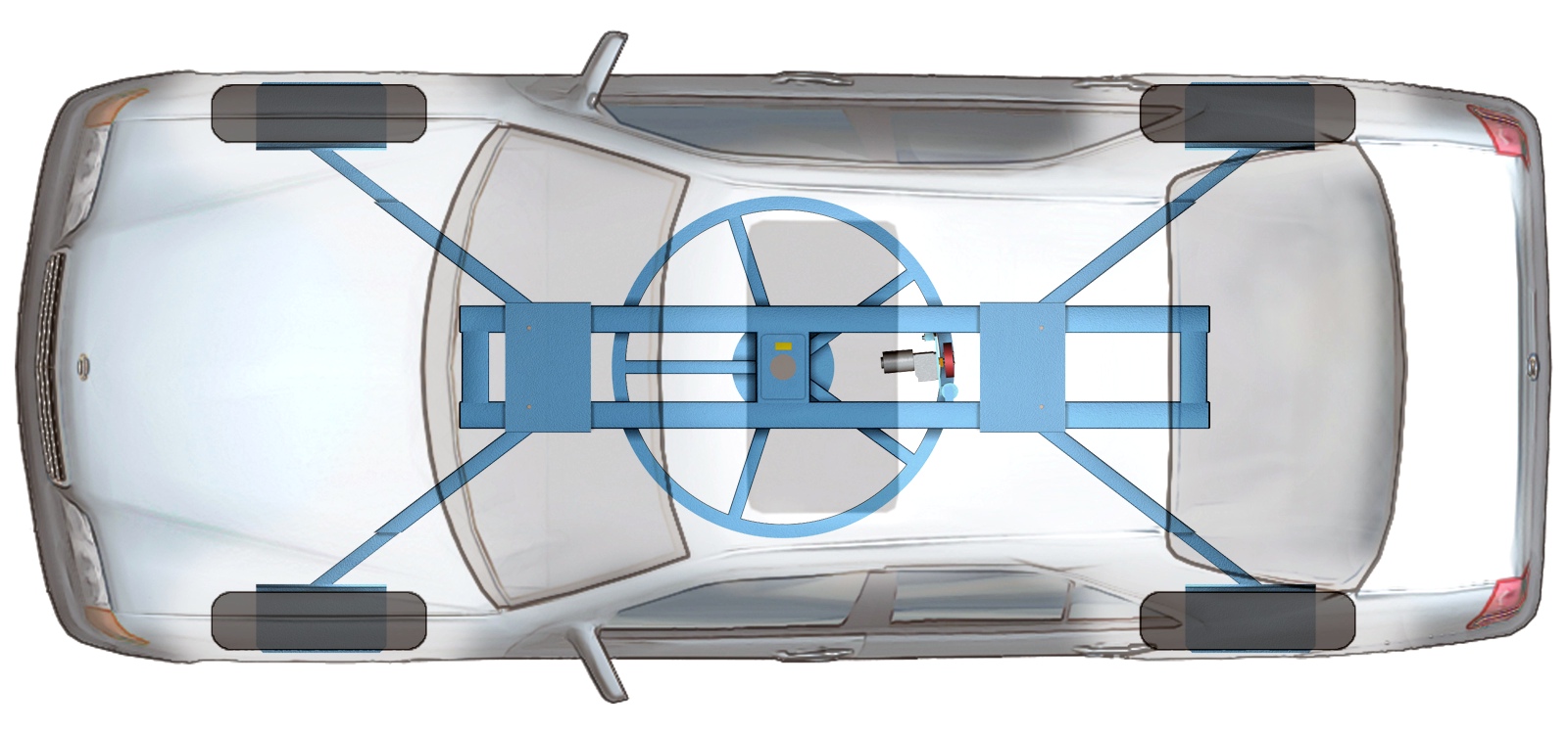 Merlin® Major 21 Revolving Car Turntable (Invisible Turntable ...