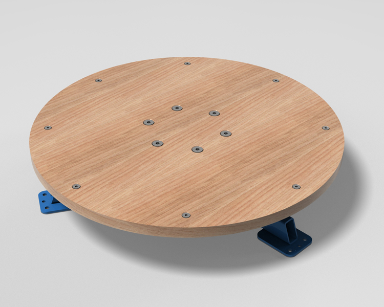 Maxi Plus Lightweight Turntable – 0.7m Diameter (Mains). Supplied with ...